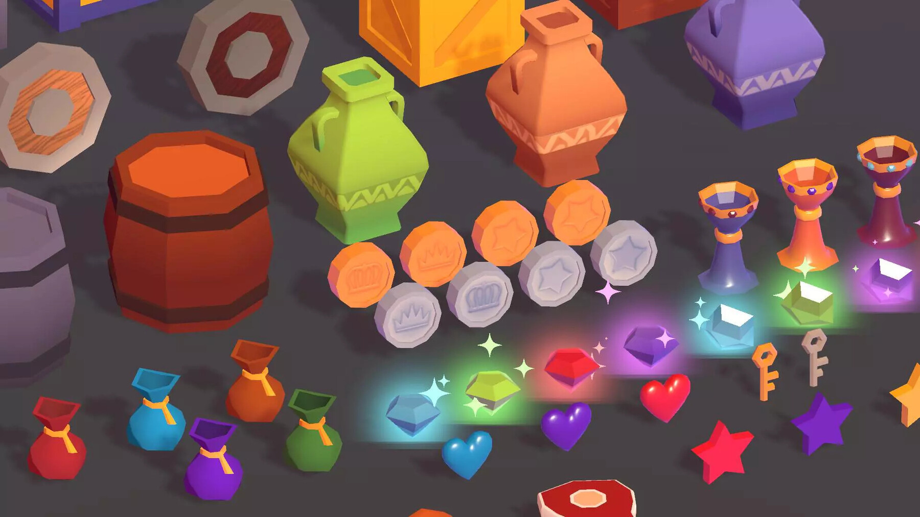 ArtStation - Low Poly Loot Pack | Game Assets