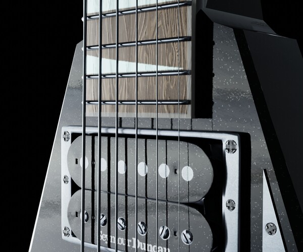ArtStation - Jackson RR1 Guitar Model | Resources