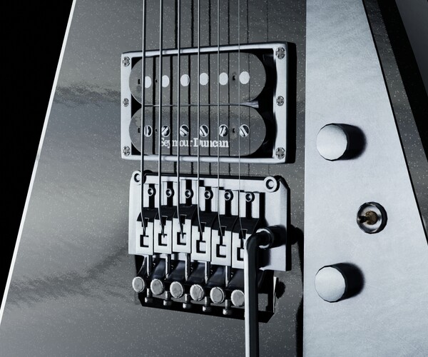 ArtStation - Jackson RR1 Guitar Model | Resources