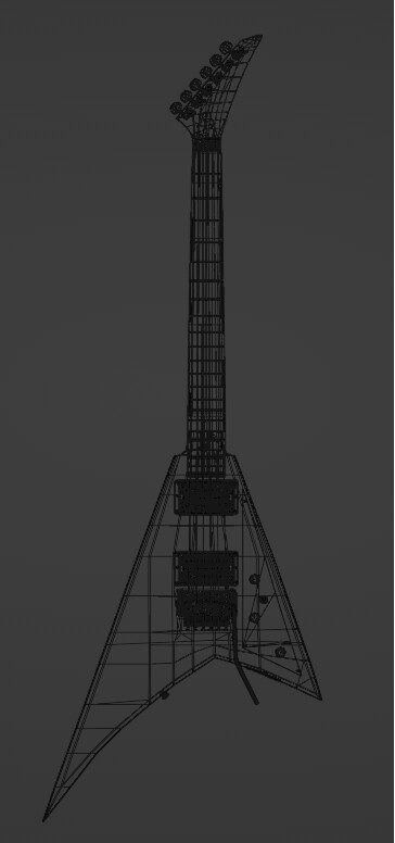 ArtStation - Jackson RR1 Guitar Model | Resources
