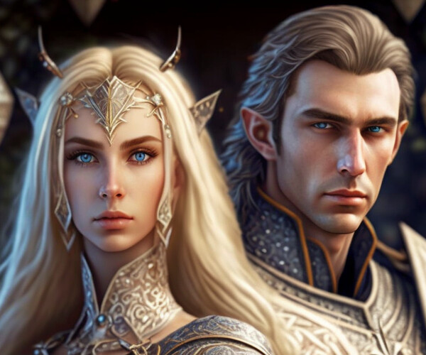 ArtStation - Elven Royalty v2 | Artworks