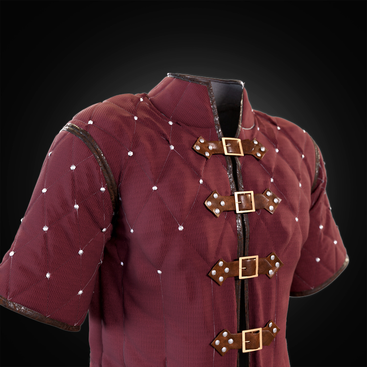 ArtStation - Medieval Custom Gambeson +Materials (Sbsar) | Game Assets