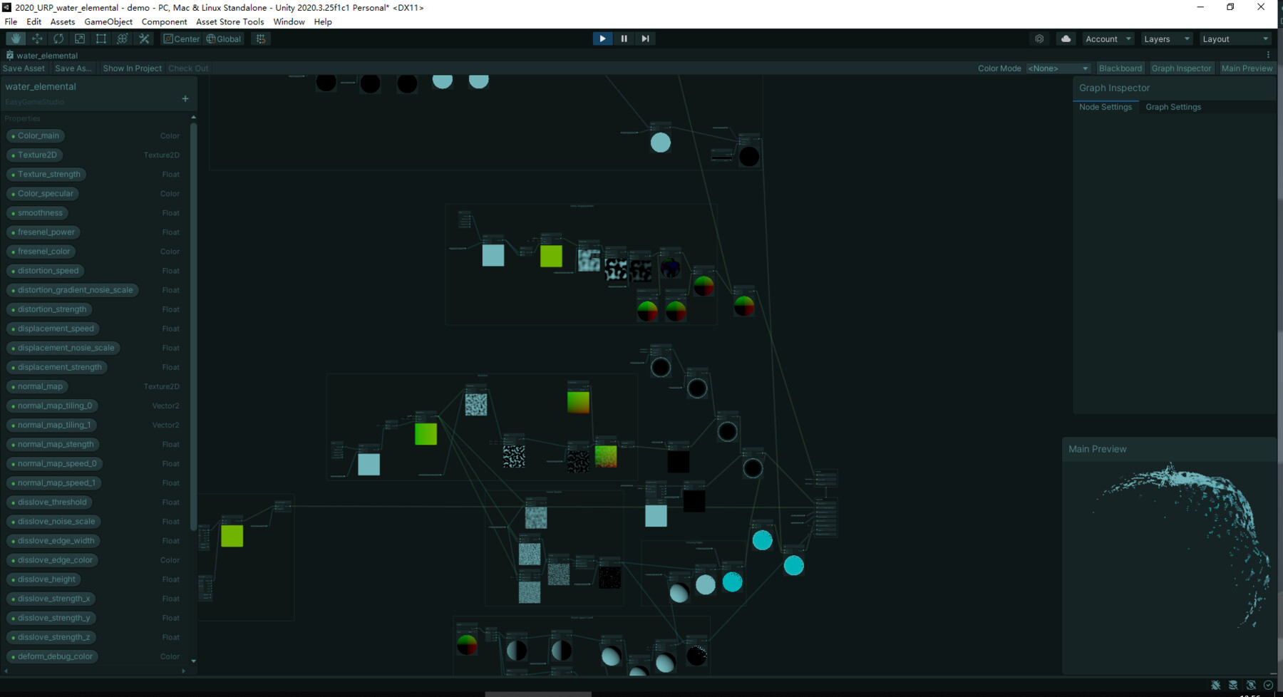 ArtStation - Unity VFX - Water Elemental Effect | Game Assets