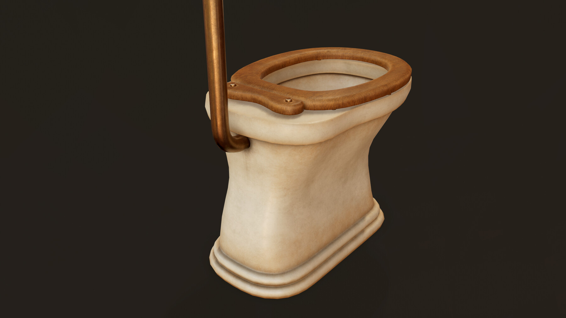 ArtStation - Antique Toilet | Toilet Paper, Toilet Paper Holder, Toilet Brush | Game Assets