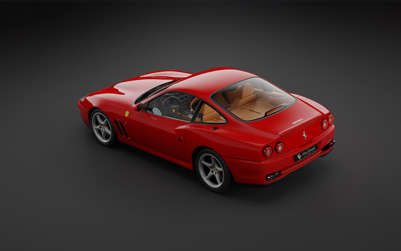 ArtStation - 1996 Ferrari 550 Maranello - 3D Model | Resources