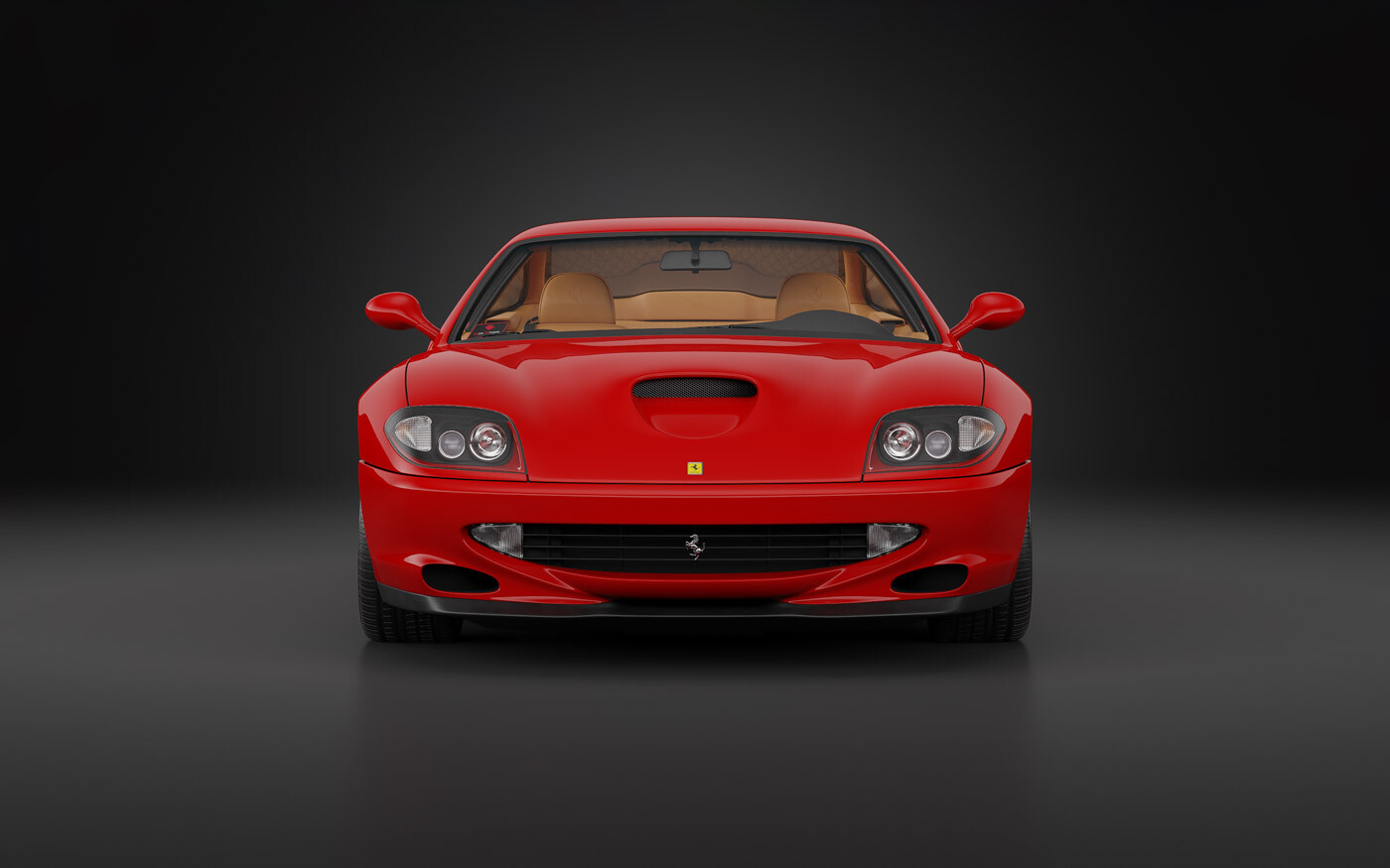 ArtStation - 1996 Ferrari 550 Maranello - 3D Model | Resources
