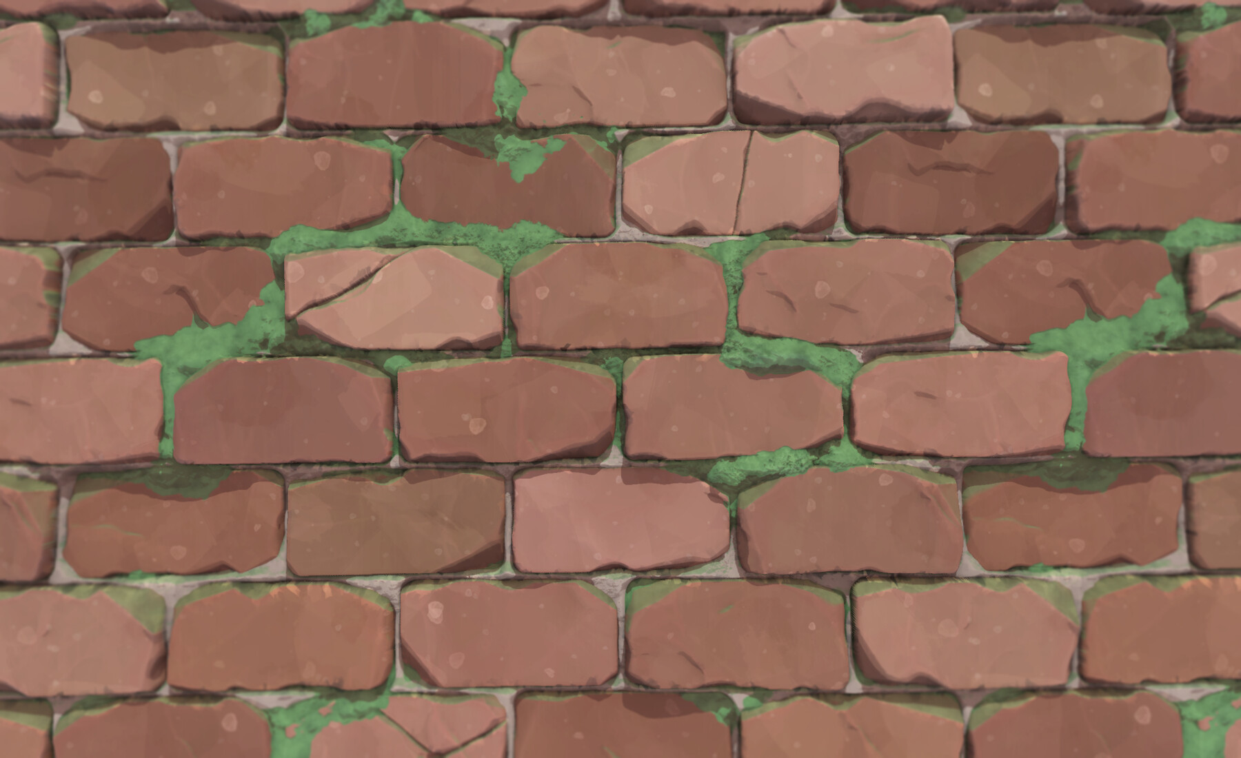 ArtStation - Ghibli Stylized Bricks Material sbs&sbsar files | Game Assets