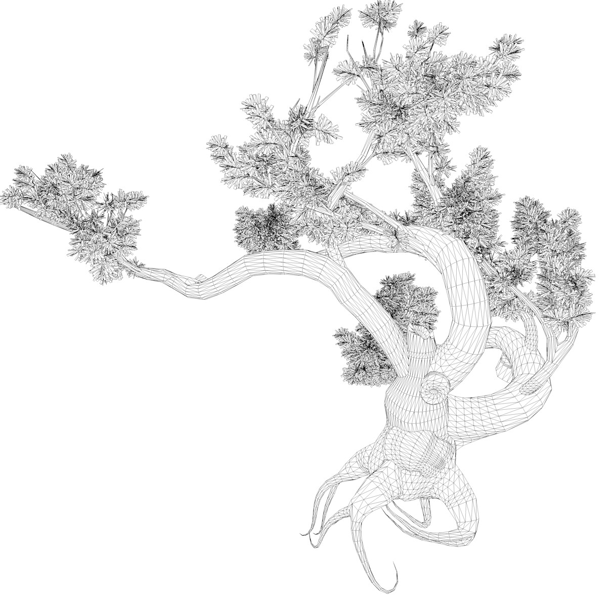 ArtStation - Jeffrey Pine #09 (FBX) - High Poly Tree (3D Model) | Resources