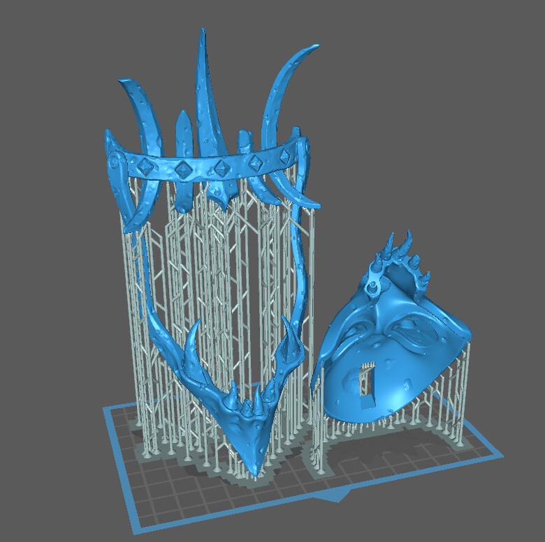 ArtStation - Fantasy masks 2 collection 3d print | Resources