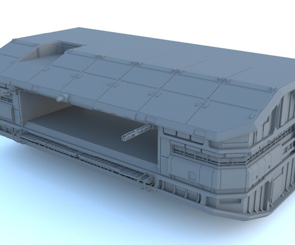 ArtStation - Sci Fi structures kitbash | Resources