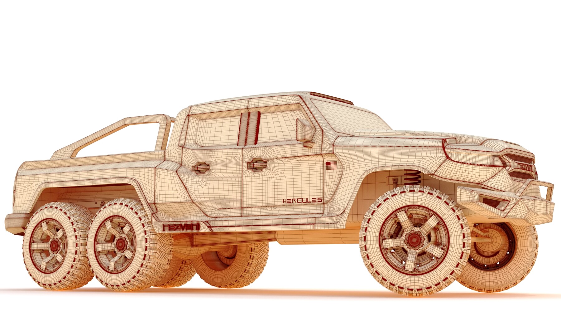 ArtStation - Rezvani Hercules 6x6 | Resources