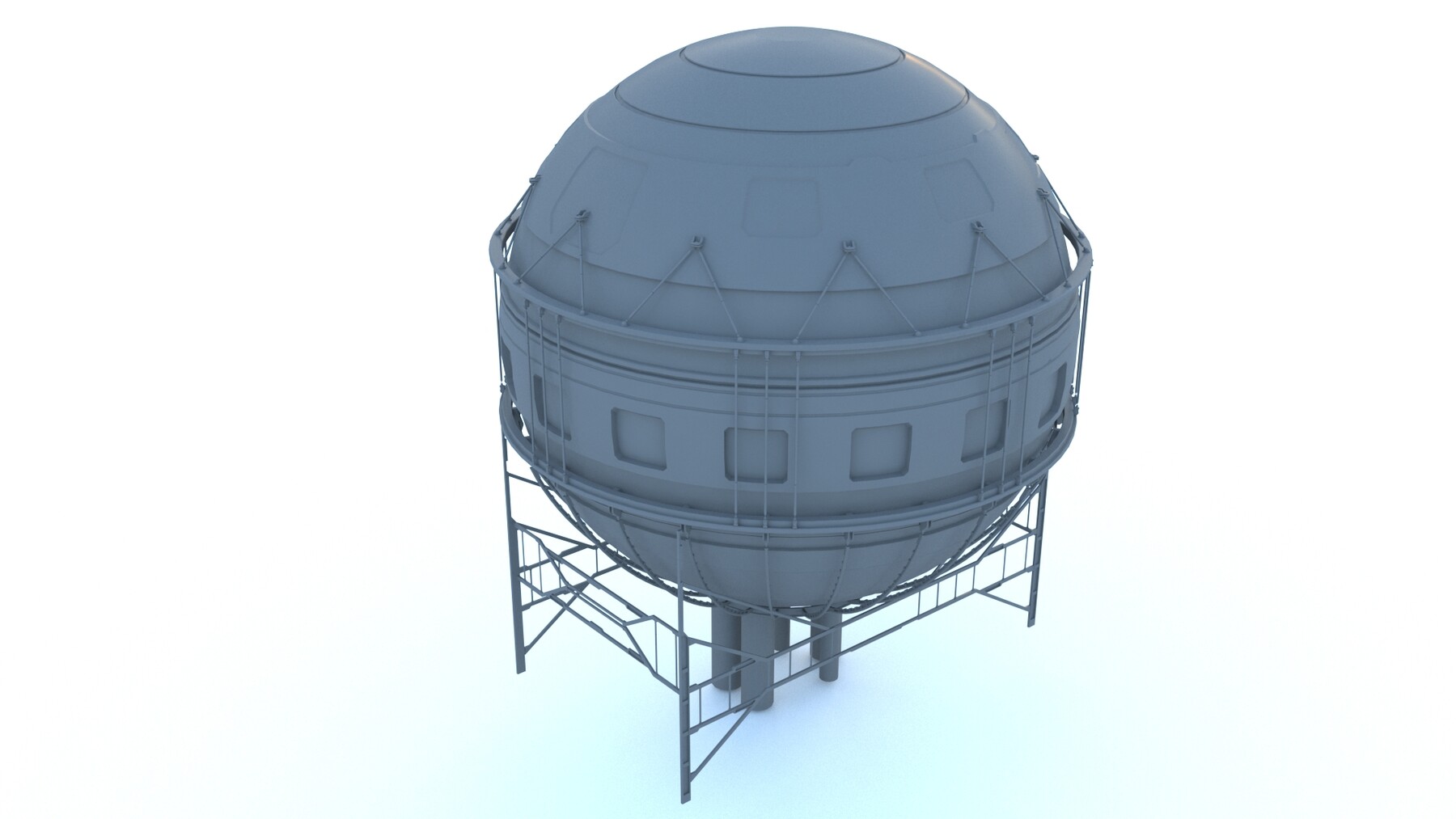 ArtStation - Sci Fi structures kitbash | Resources