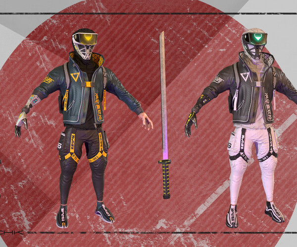 ArtStation - Cyber Ninja | Game Assets