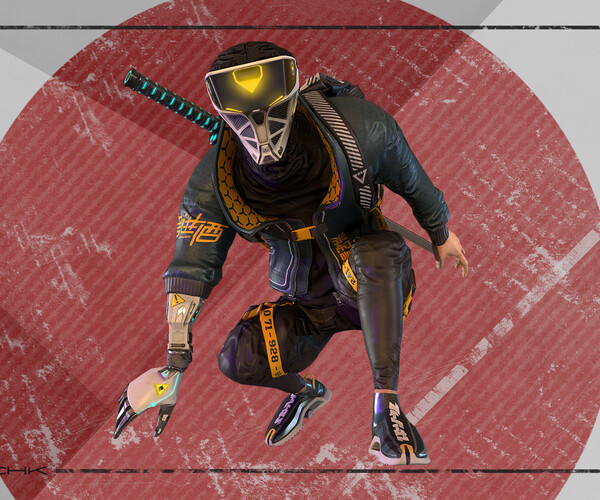 ArtStation - Cyber Ninja | Game Assets