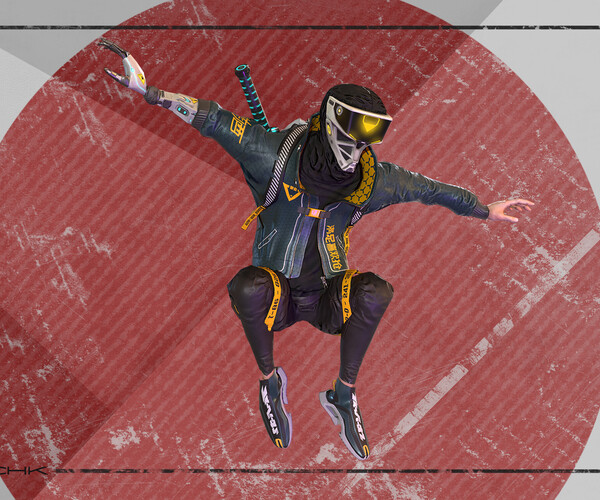 ArtStation - Cyber Ninja | Game Assets