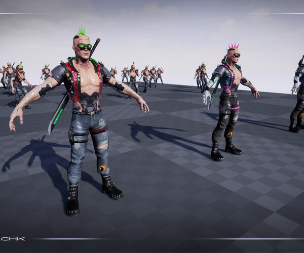 ArtStation - Cyber Warrior | Game Assets