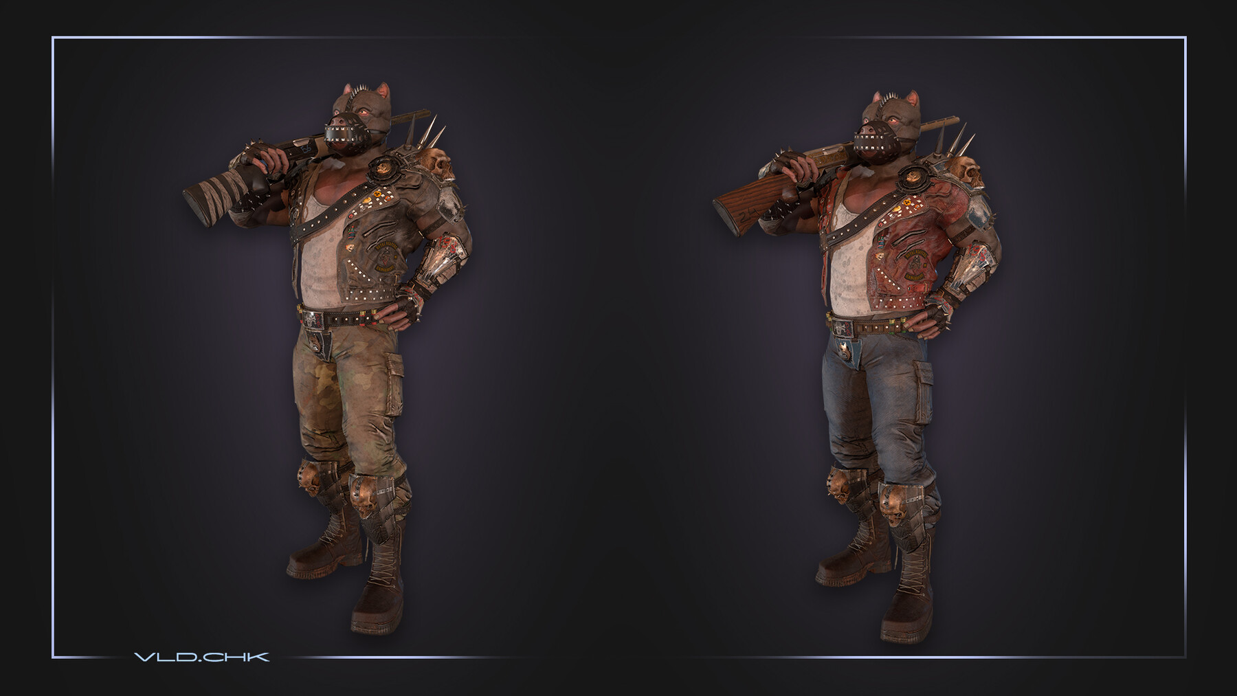 ArtStation - Dog Man | Game Assets