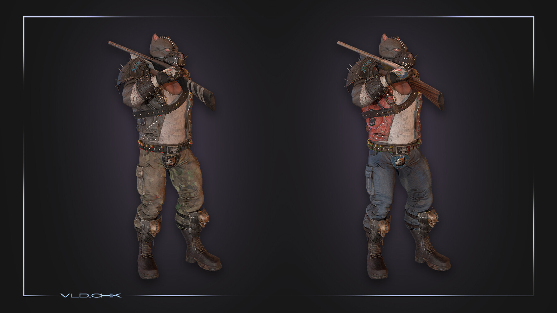 ArtStation - Dog Man | Game Assets