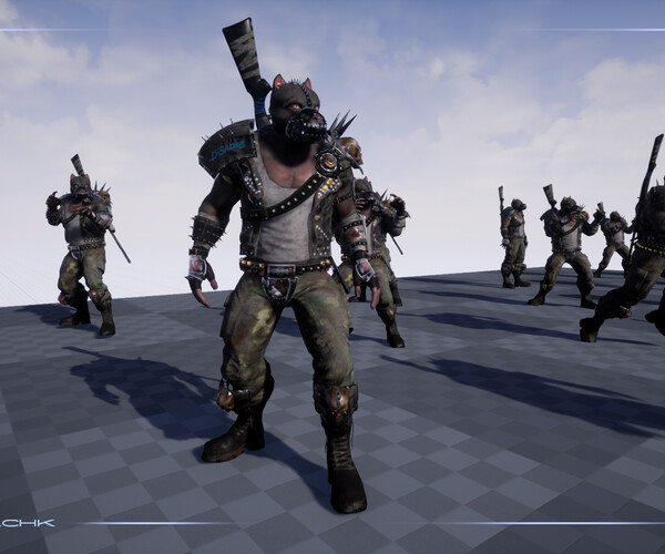 ArtStation - Dog Man | Game Assets