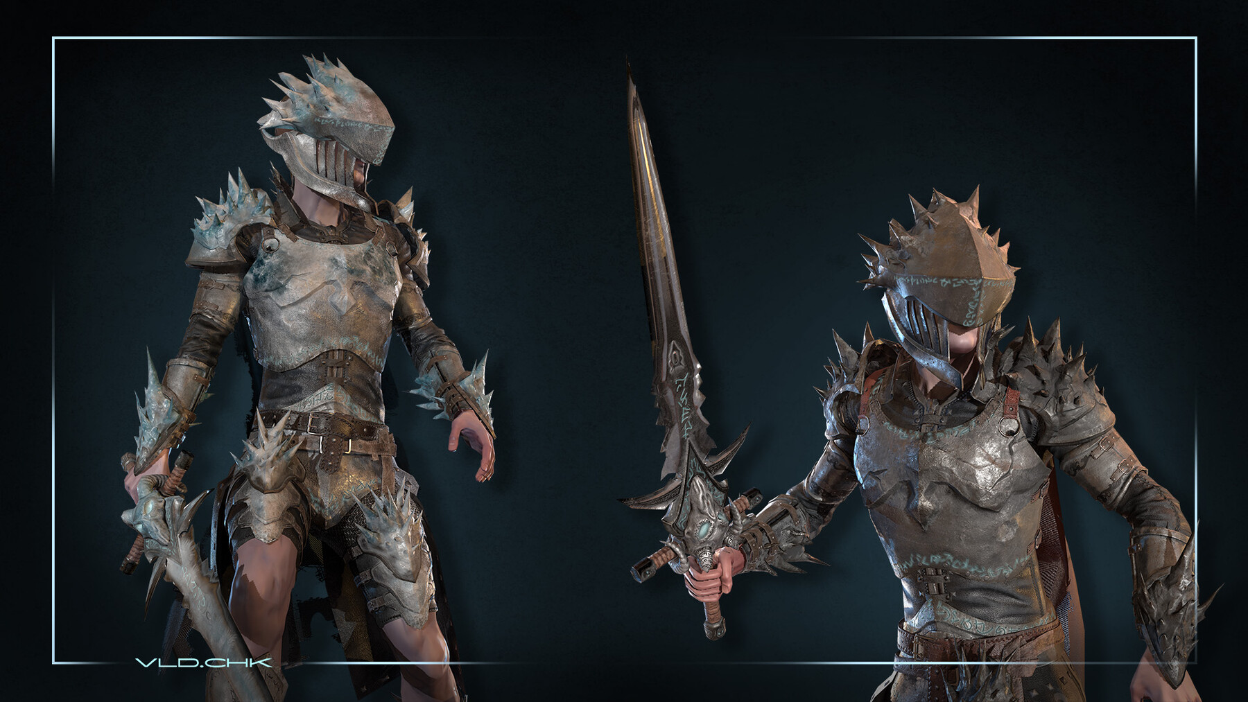 ArtStation - Ice Warrior | Game Assets