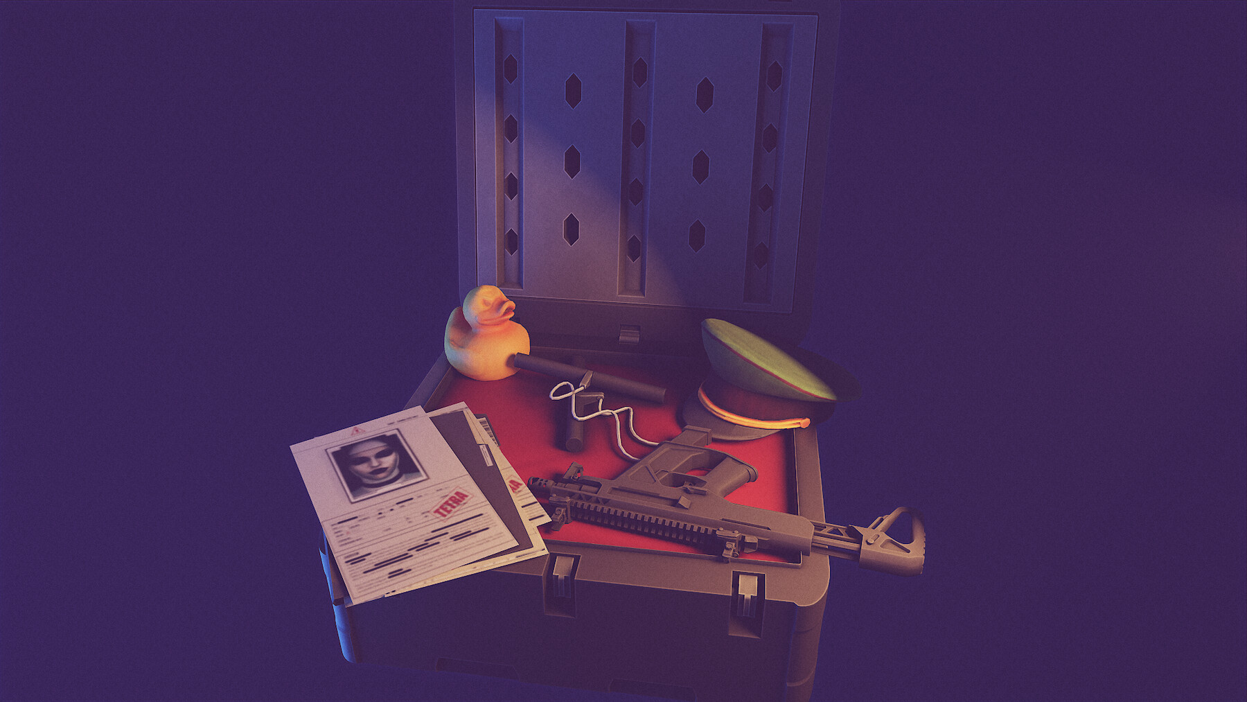 ArtStation - Stylized Low Poly - Hitman Case Fan Art | Game Assets