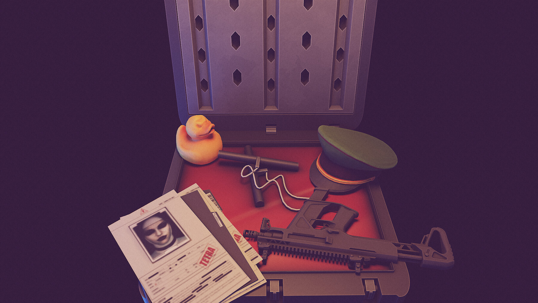 ArtStation - Stylized Low Poly - Hitman Case Fan Art | Game Assets