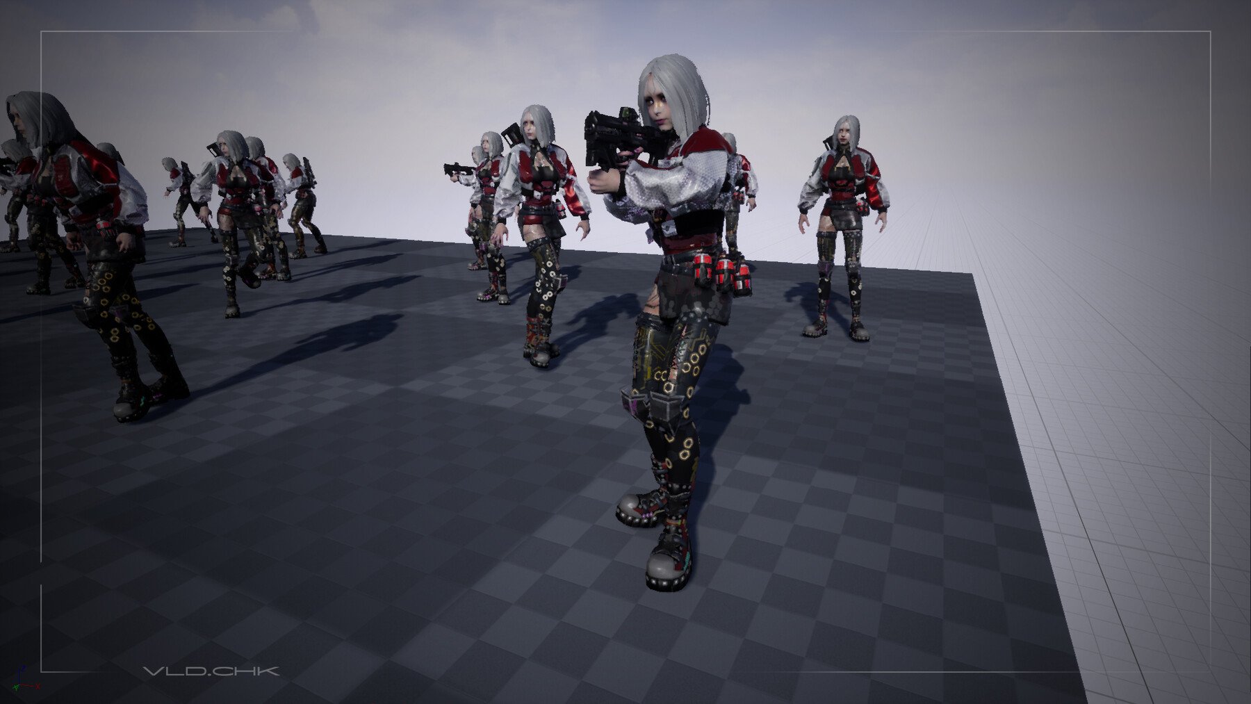 ArtStation - Kate - CyberGirl | Game Assets