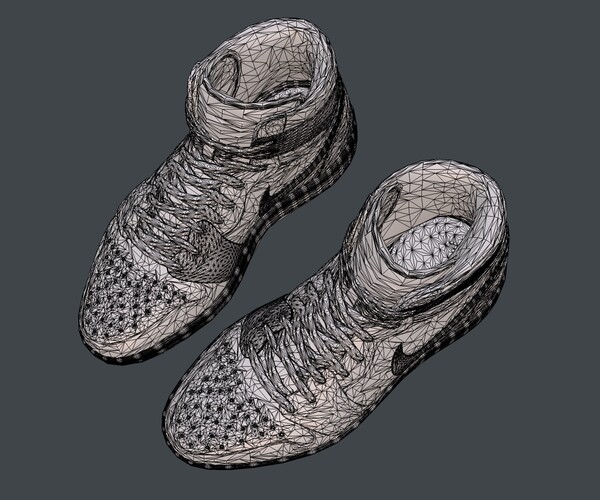 ArtStation - Nike Air Jordan 1 Shoes Low-poly | Game Assets