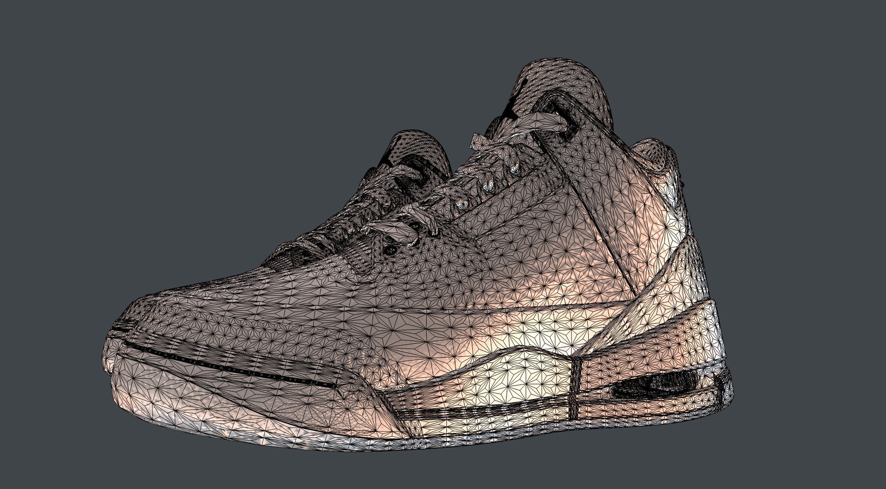 ArtStation - Nike Air Jordan 3 Retro Shoes Low-poly | Game Assets