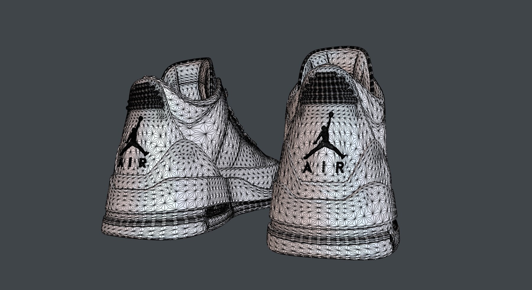 ArtStation - Nike Air Jordan 3 Retro Shoes Low-poly | Game Assets