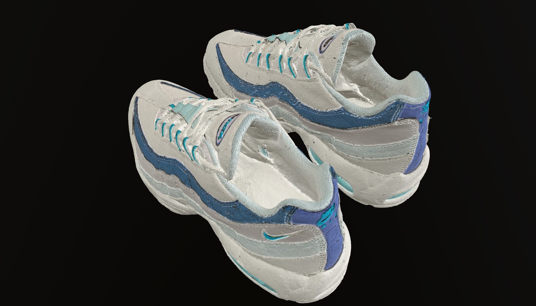 ArtStation - Nike Air Max 95 Retro Shoes Low-poly | Game Assets
