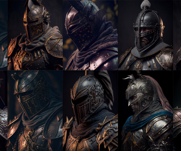 ArtStation - 64 arts - Knight Costume - Concept Reference Pack Vol.02 ...