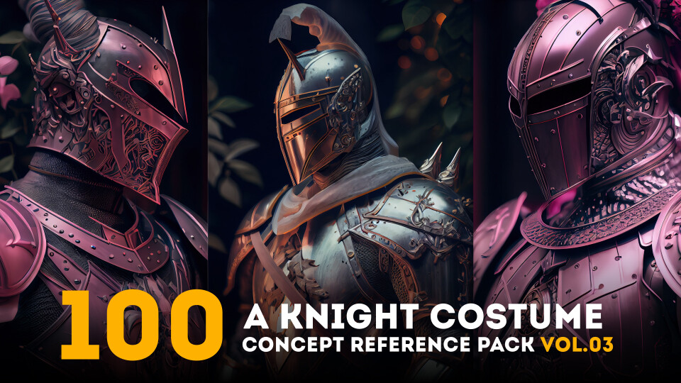 ArtStation - 100 arts - Knight Costume - Concept Reference Pack Vol.03 ...