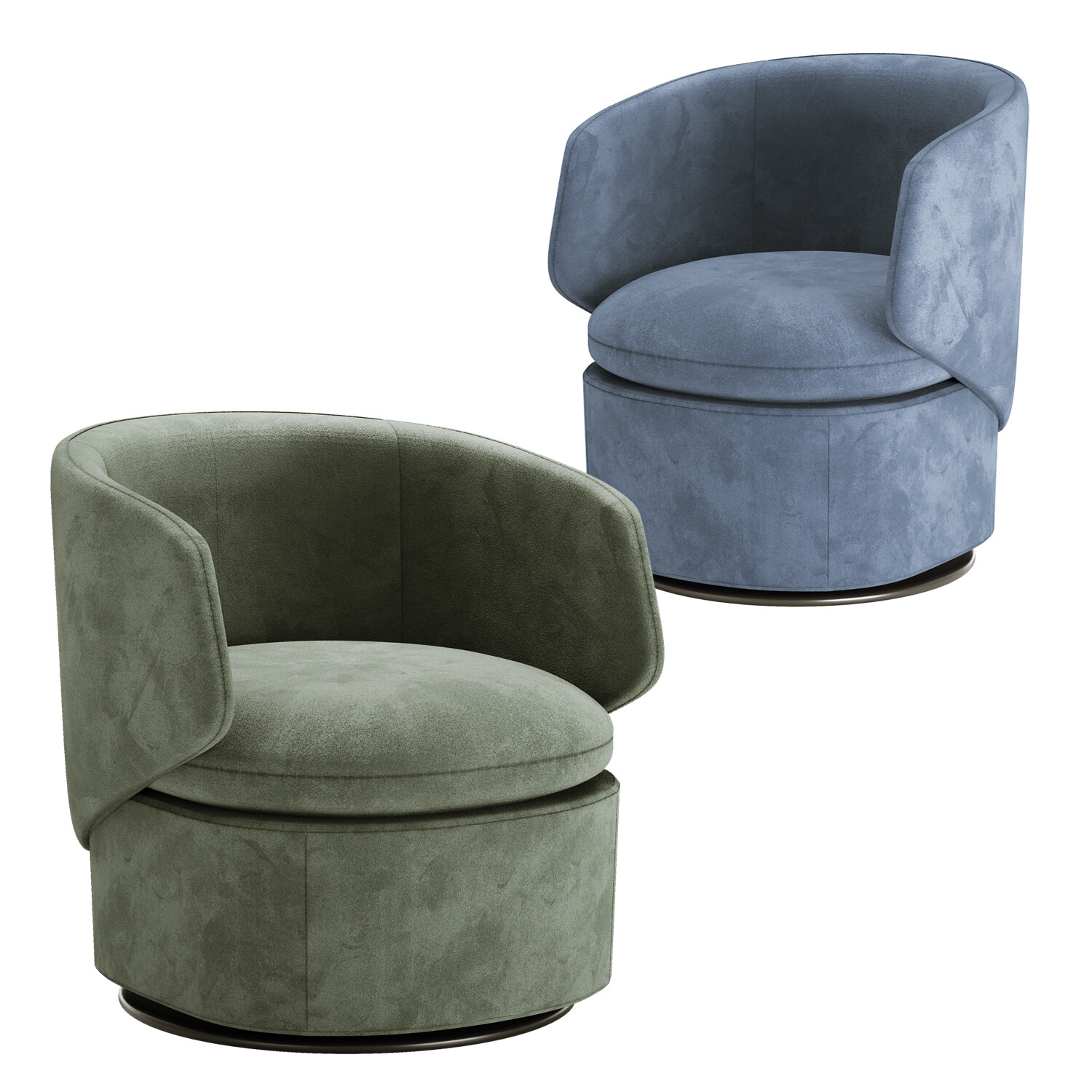 ArtStation - Crescent Swivel Chair | Resources