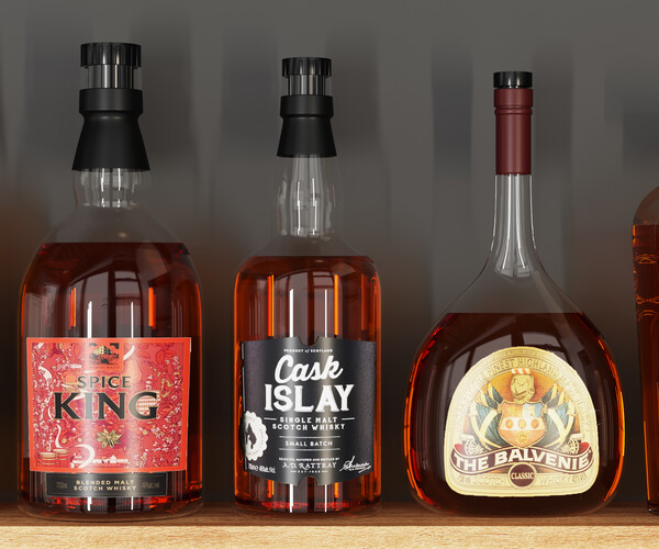 ArtStation - 20_Whiskey_Bottle_2 | Resources
