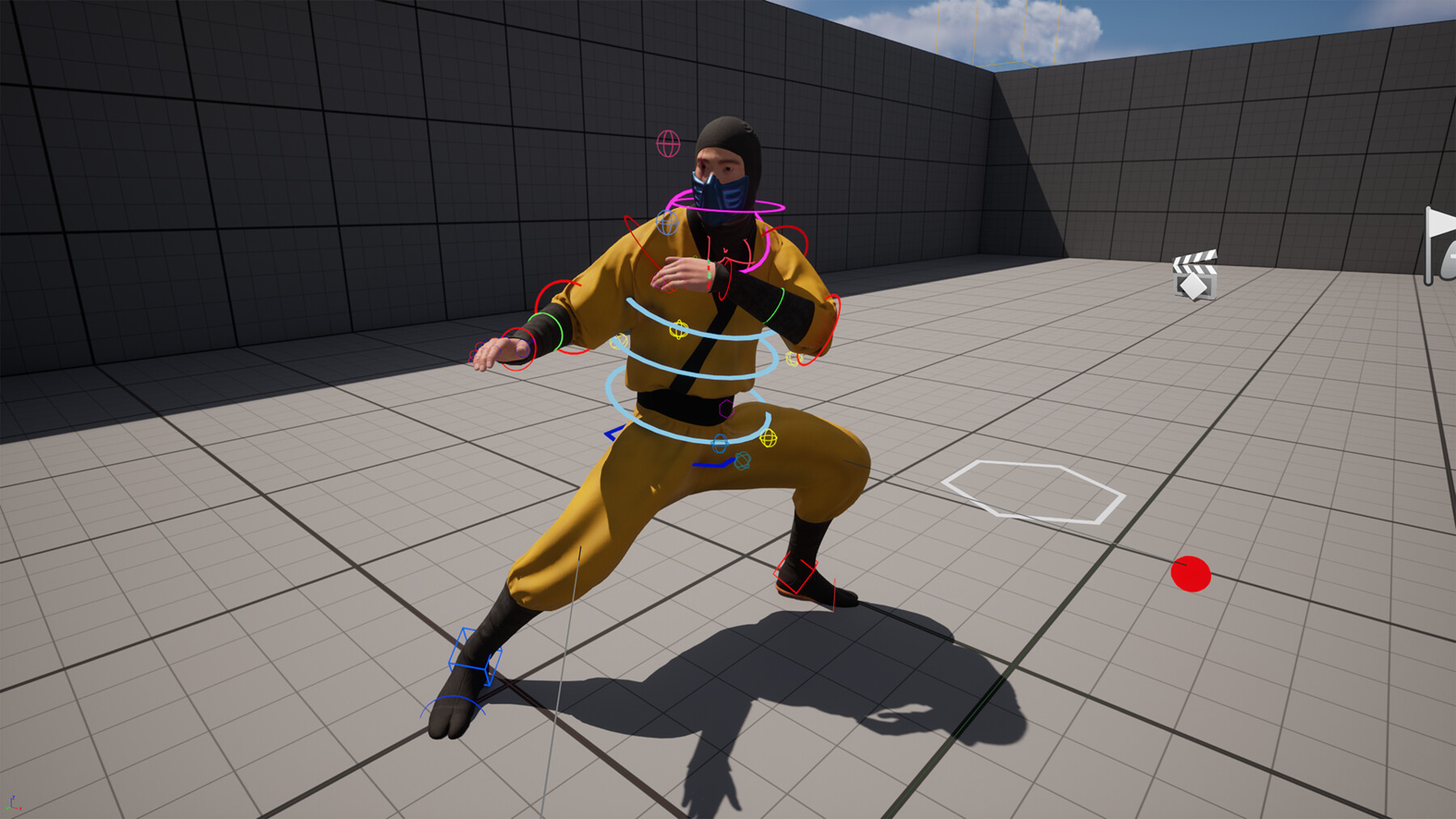 ArtStation - Ninja 03 Rig | Game Assets