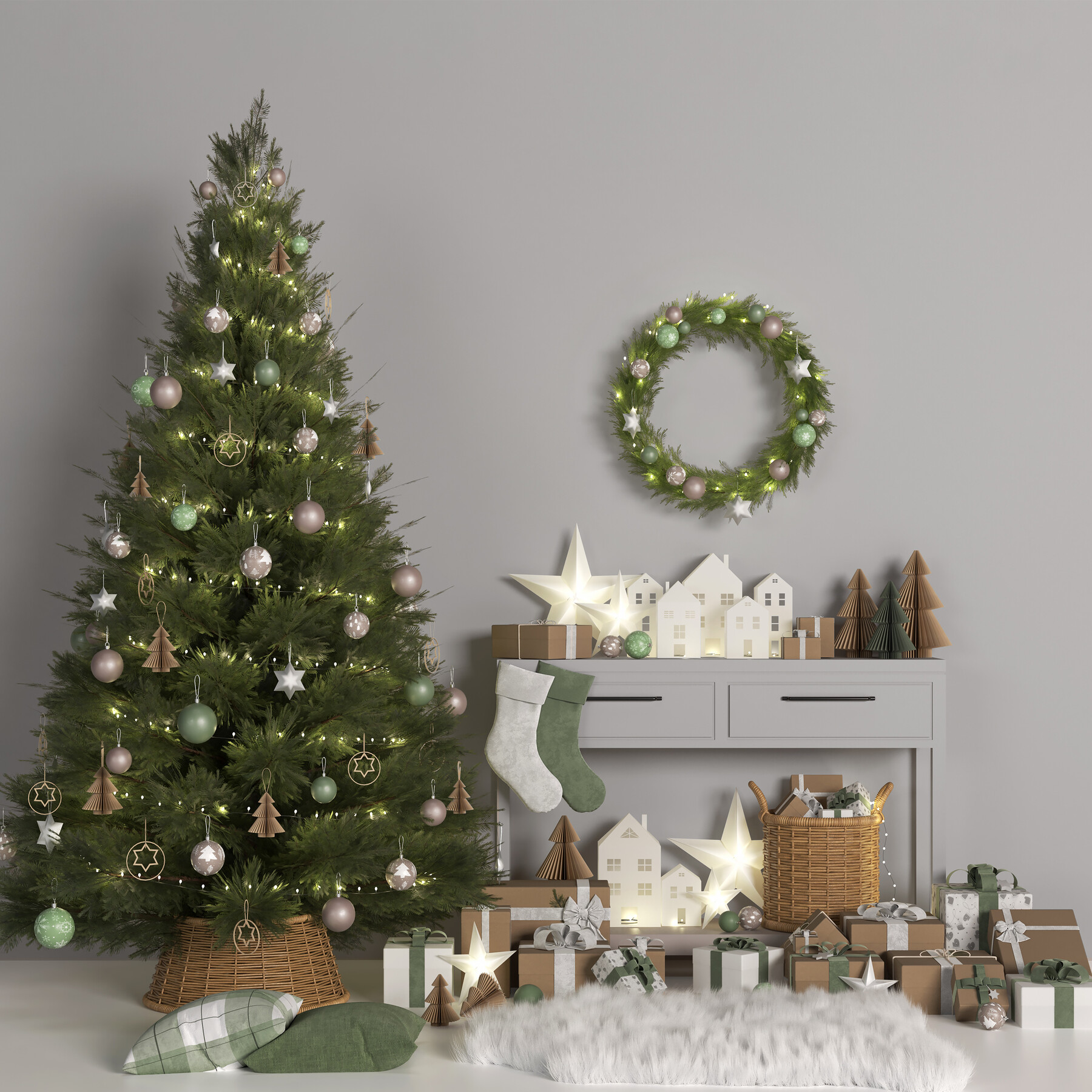 ArtStation - Christmas Decorative Set | Resources