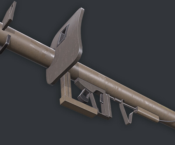 ArtStation - Rocket Launcher Game Ready 7 | Game Assets