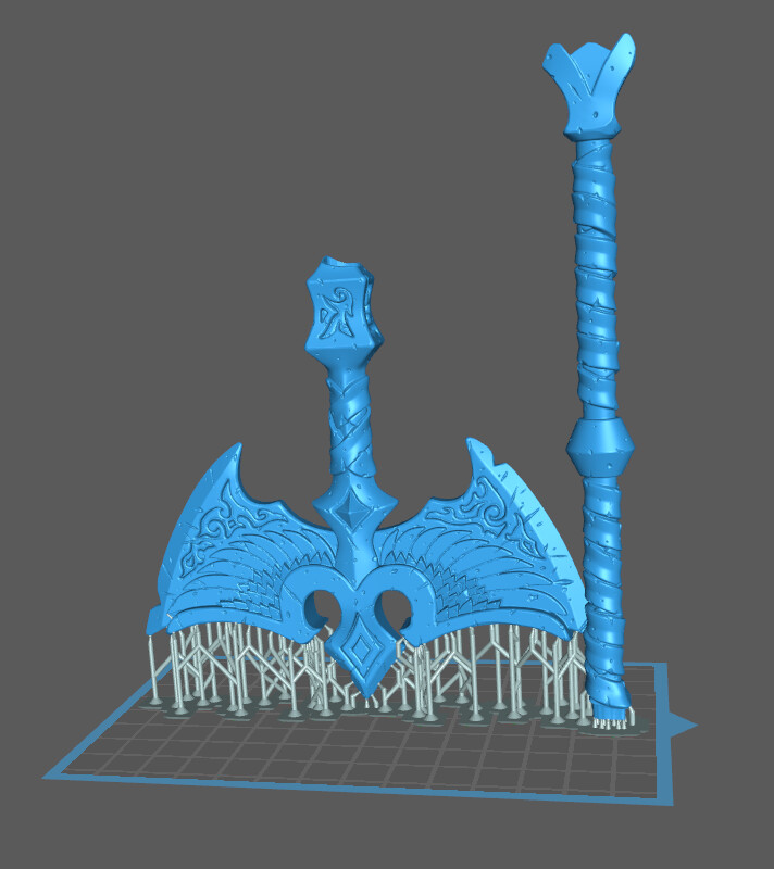 ArtStation - Runes weapons collection 3d print | Resources