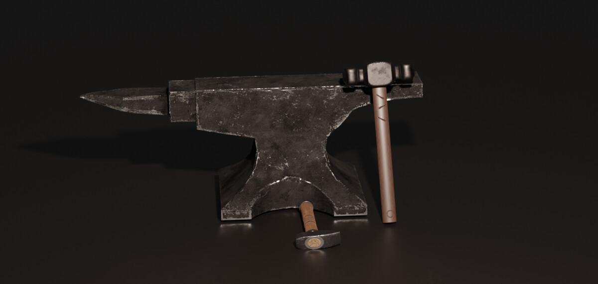 ArtStation - Medieval Blacksmith Tool | Game Assets