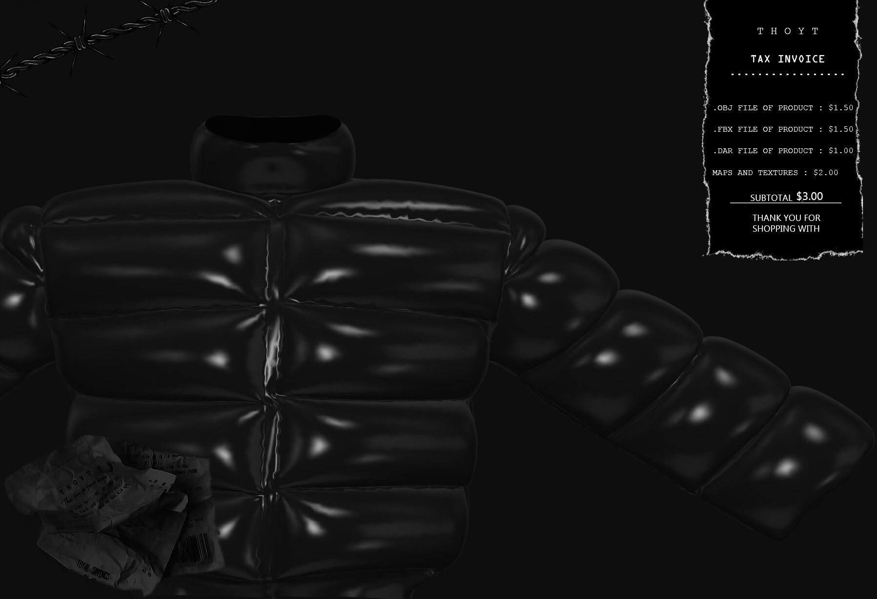 ArtStation - My Puffer Jacket | Game Assets