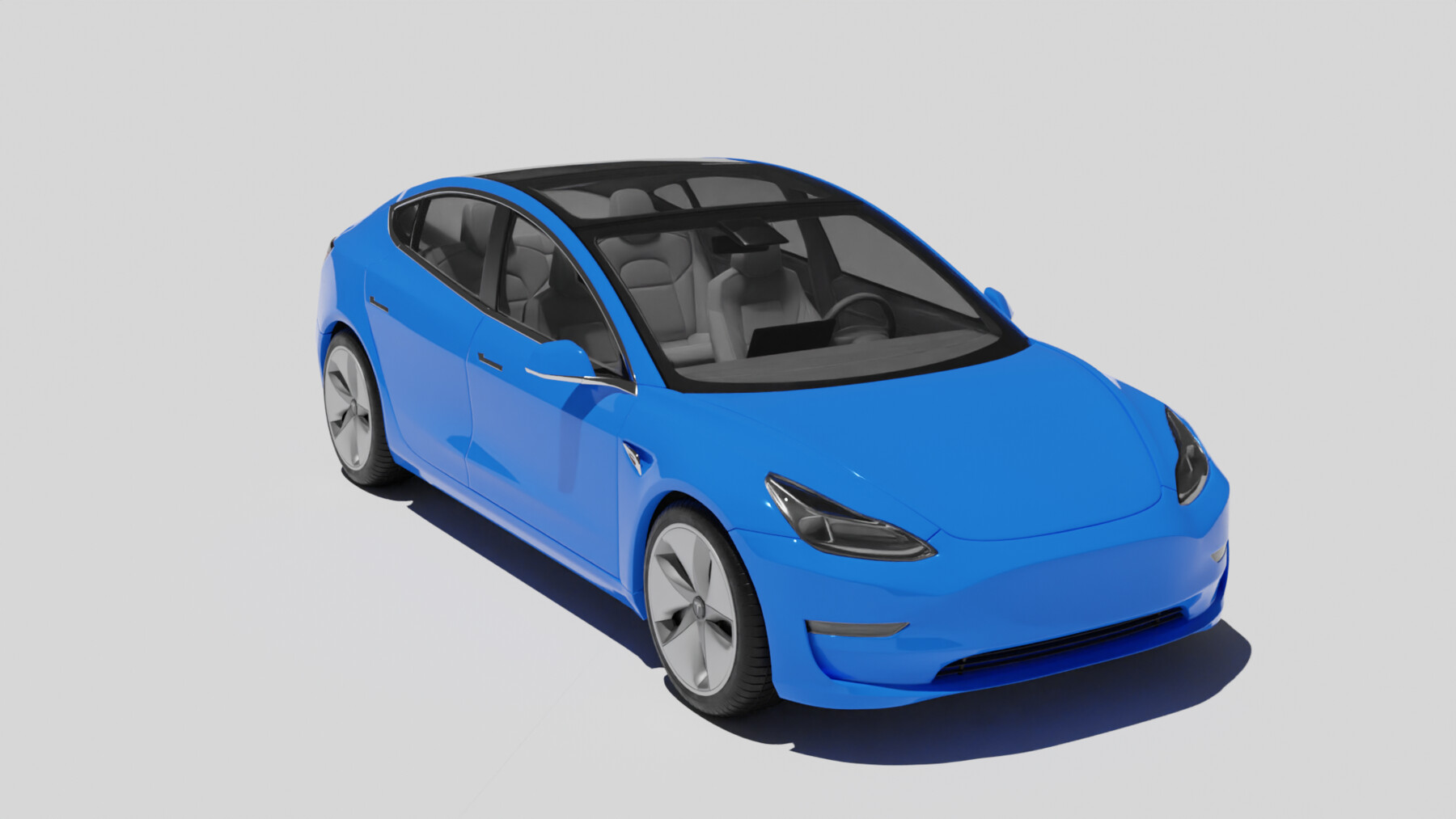ArtStation - Tesla model 3 car high poly | Game Assets