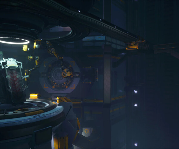 ArtStation - The Vault - Horror Sci Fi Space Prison | Game Assets