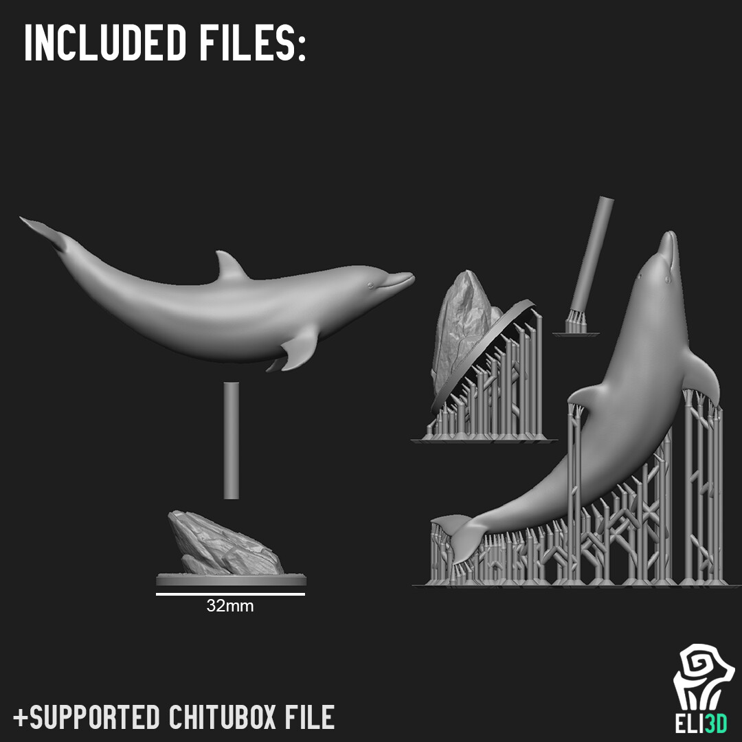 ArtStation - Animals - Ocean Wildlife - 3D Print Models | Resources