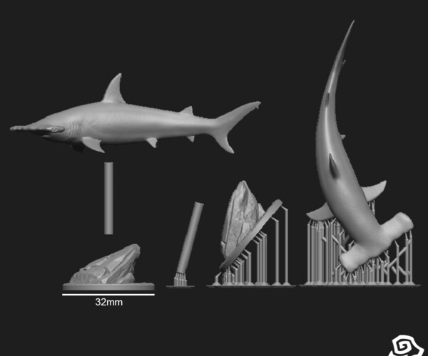 ArtStation - Animals - Ocean Wildlife - 3D Print Models | Resources