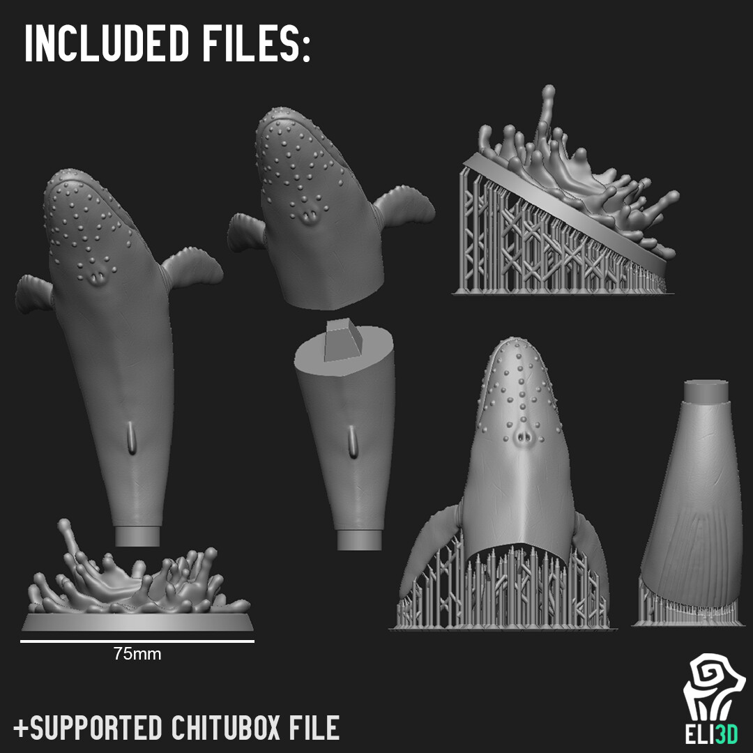 ArtStation - Animals - Ocean Wildlife - 3D Print Models | Resources