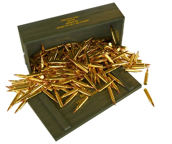 ArtStation - Ammunition Wood Box | Game Assets