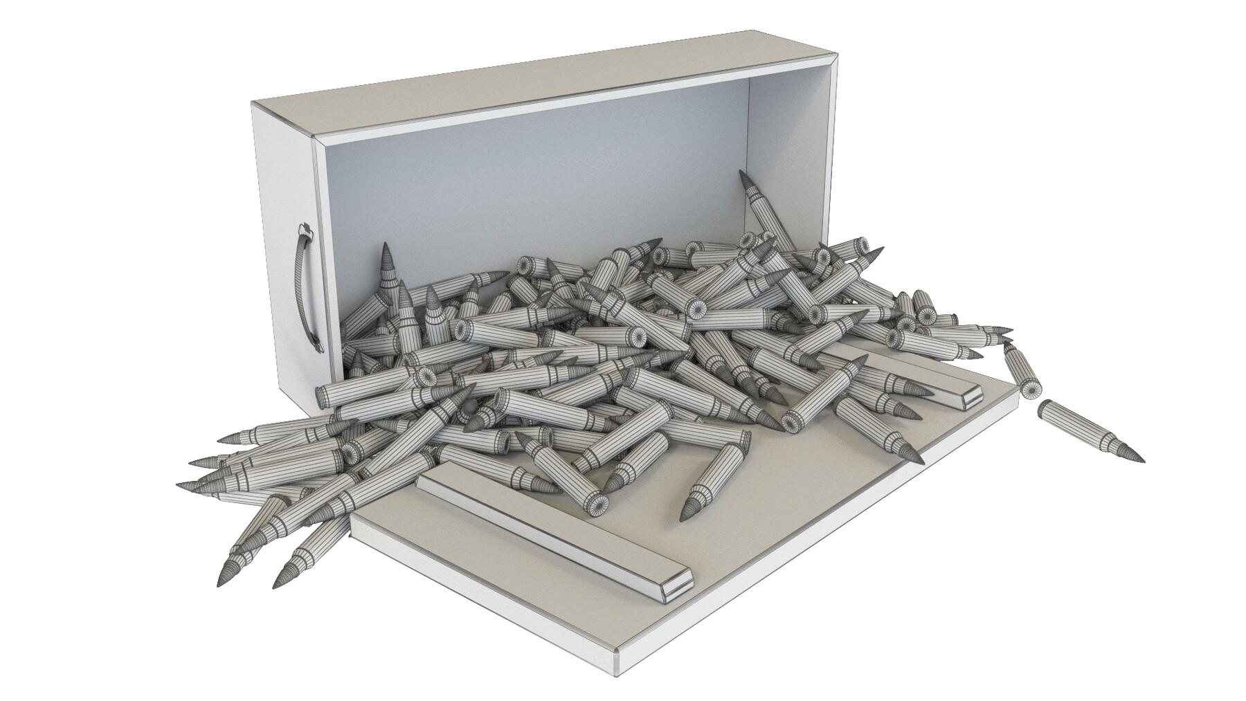 ArtStation - Ammunition Wood Box | Game Assets