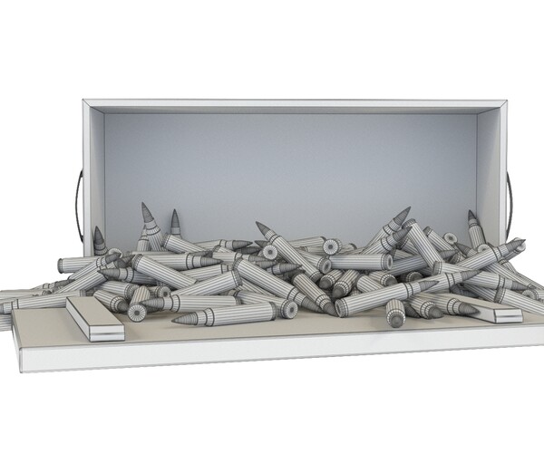 ArtStation - Ammunition Wood Box | Game Assets