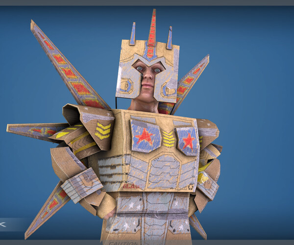 ArtStation - Cardboard Robot | Game Assets